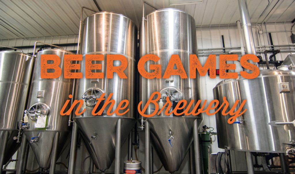 Beer Games in the Brewery at Voyageur Brewing Company - Voyageur ...